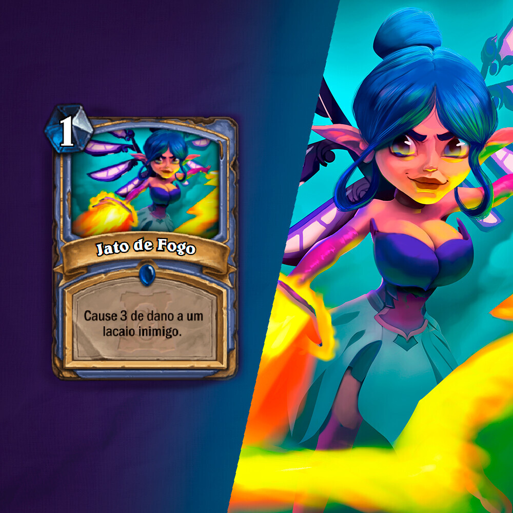 ArtStation - Elfa do fogo