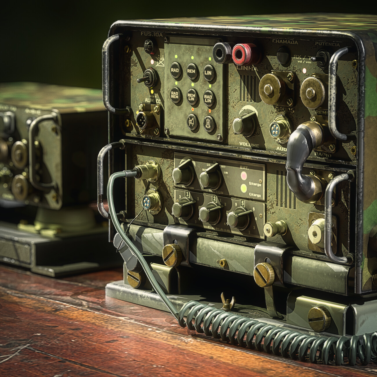 ArtStation - Military Radio - Game Ready Asset