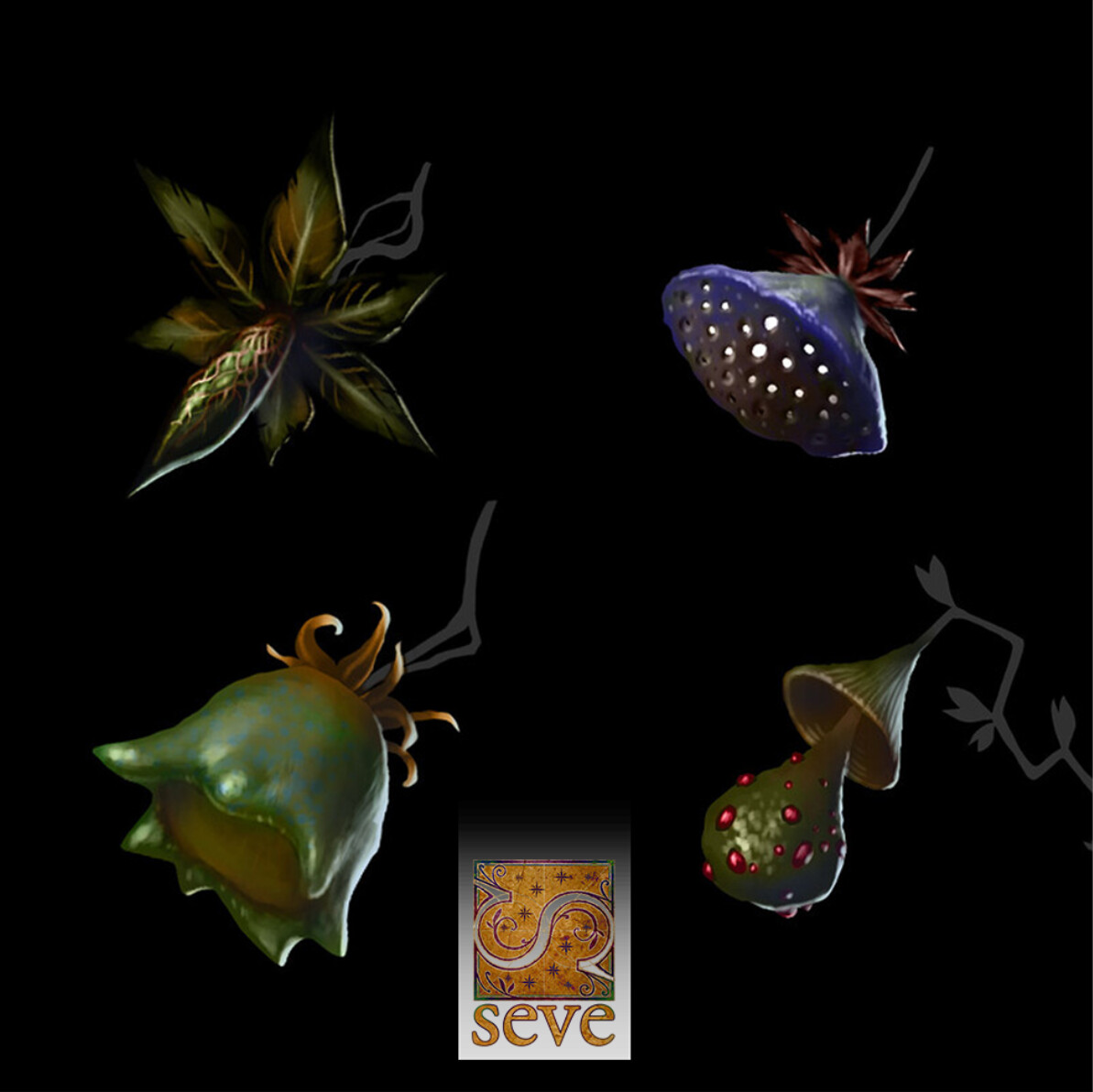 ArtStation - Alien fruits