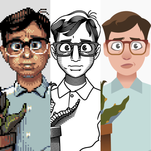 ArtStation - Rick Moranis Illustrations