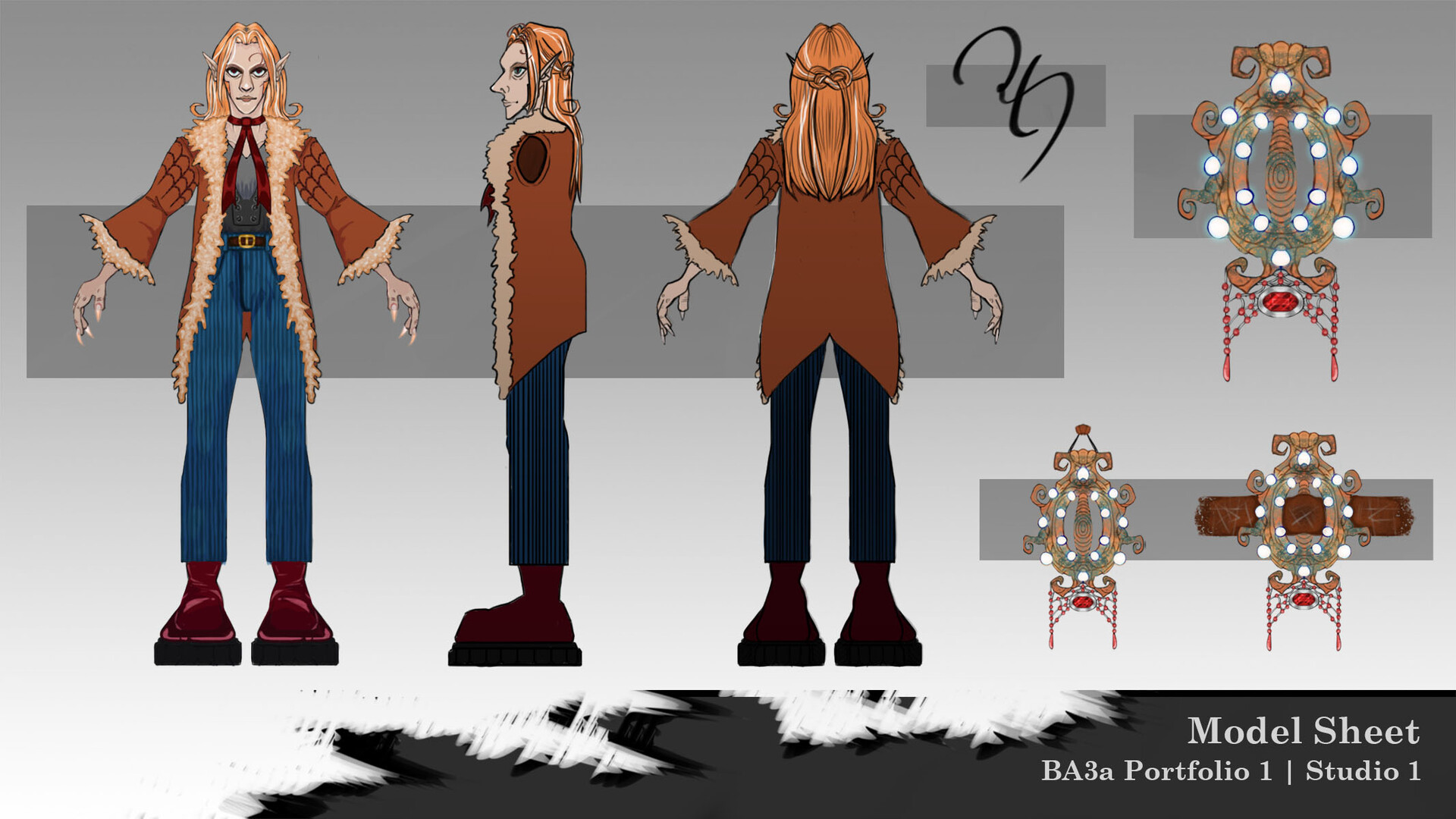 ArtStation - Vampire Character Design | Studio 1 Focus BA3a