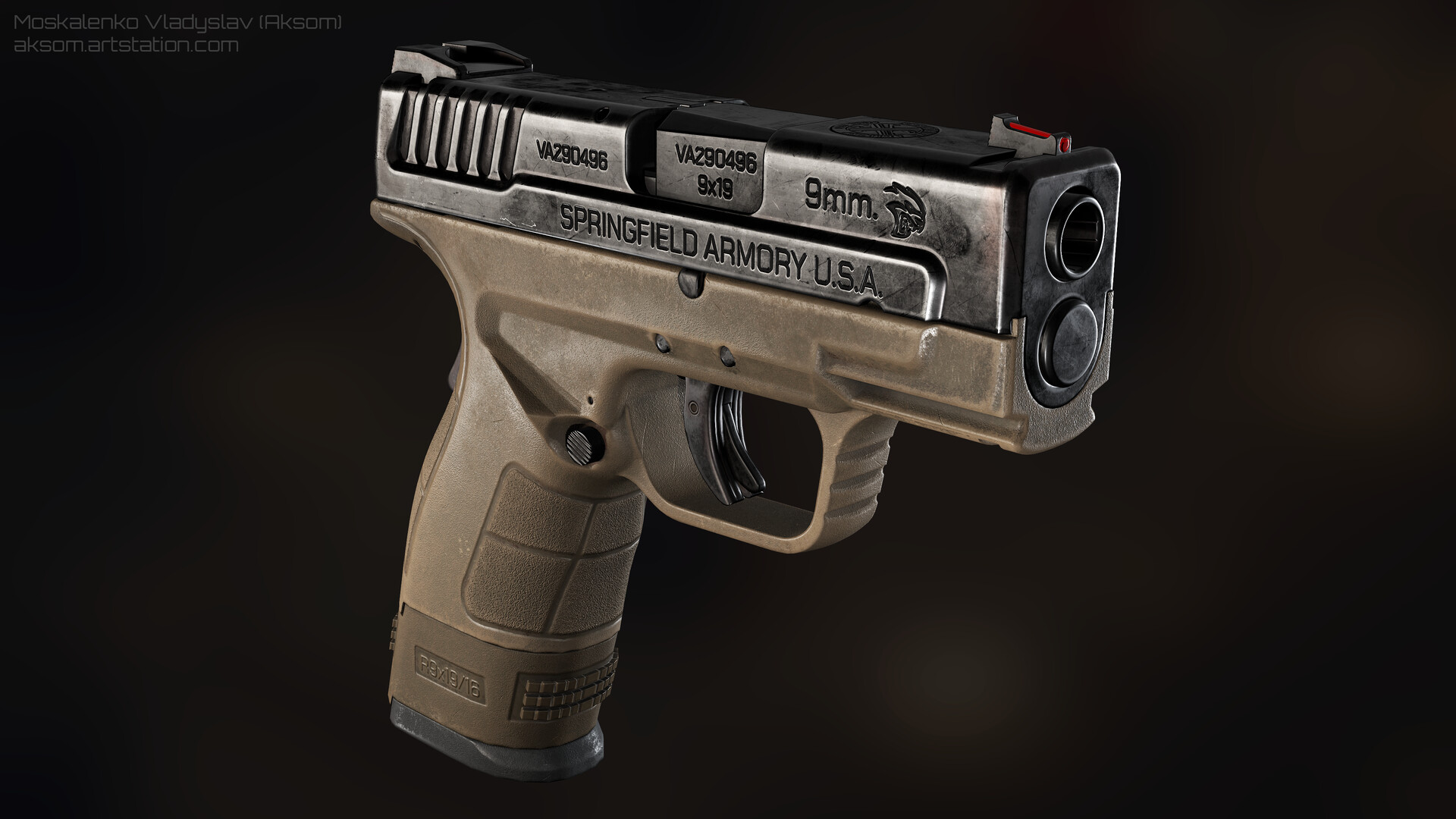 ArtStation - XD Springfield armory handgun