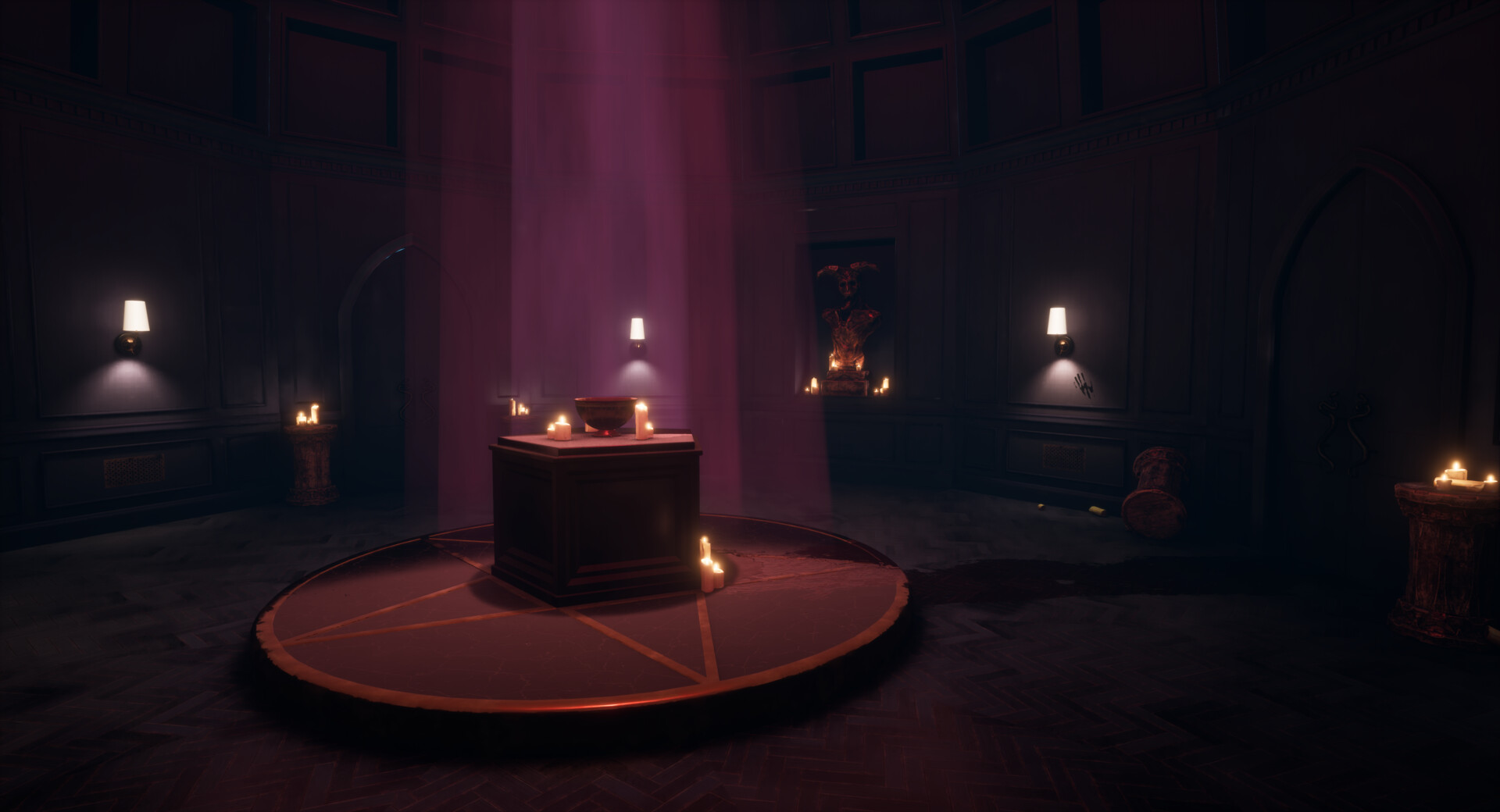 ArtStation - Dark Cultist Ritual Chamber