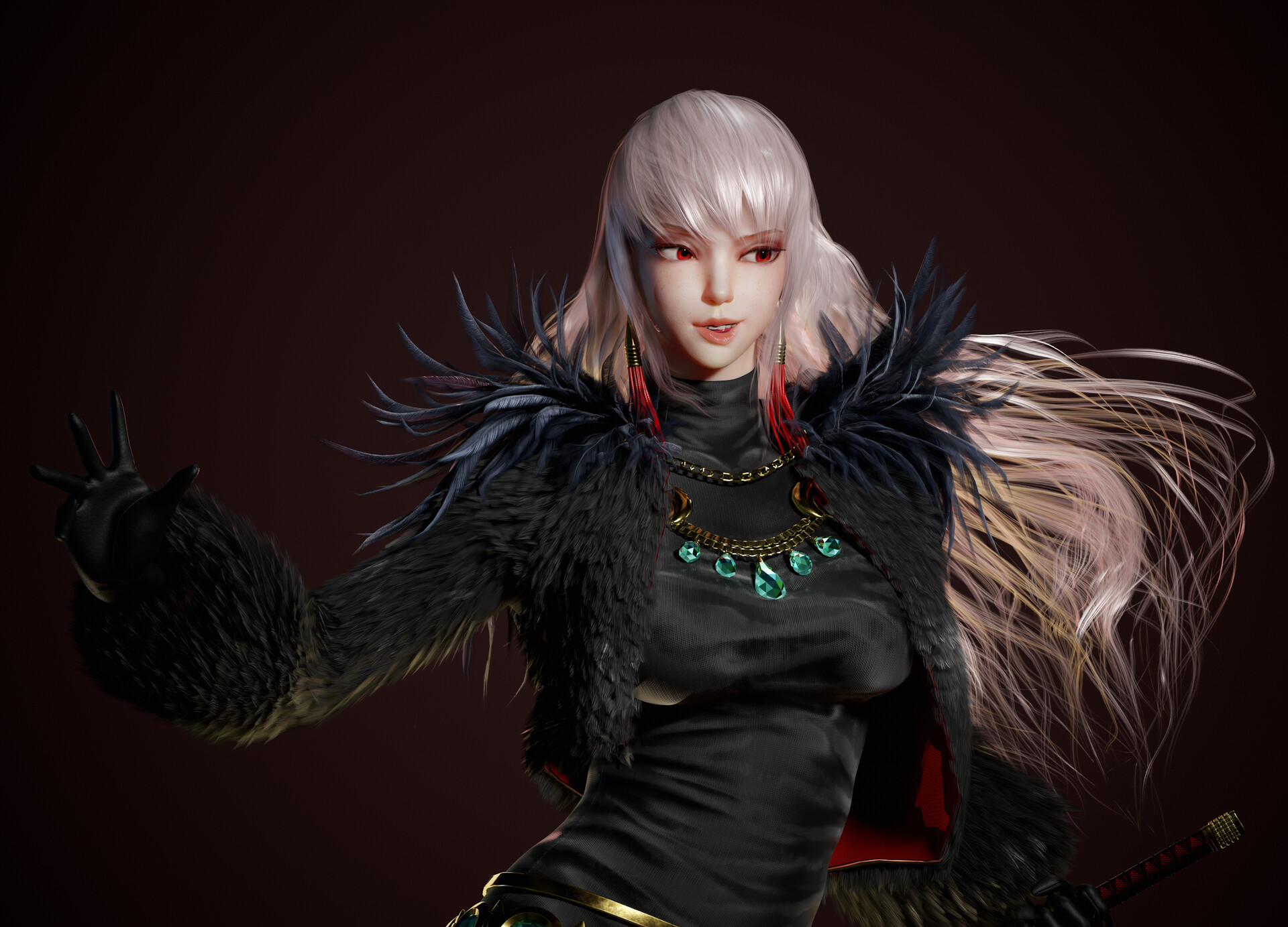 ArtStation - Dungeon & Fighter Female Ghost Knight Fanart