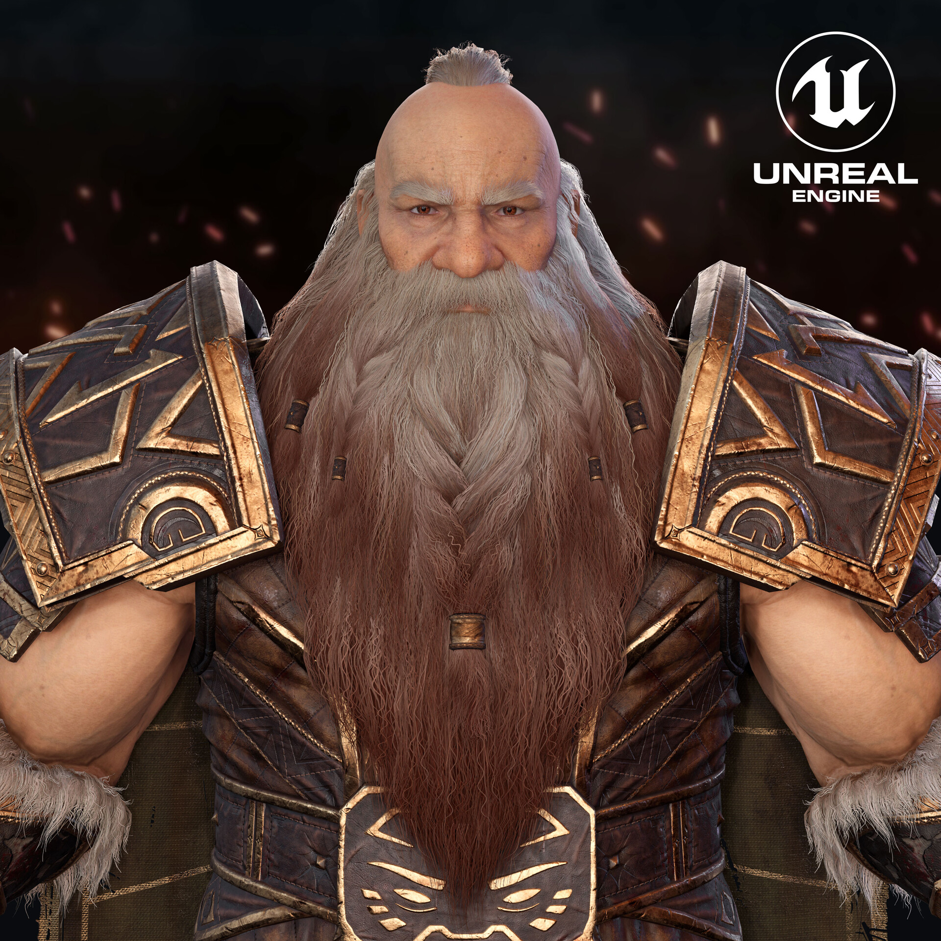 ArtStation - Dwarf Warrior – Real Time