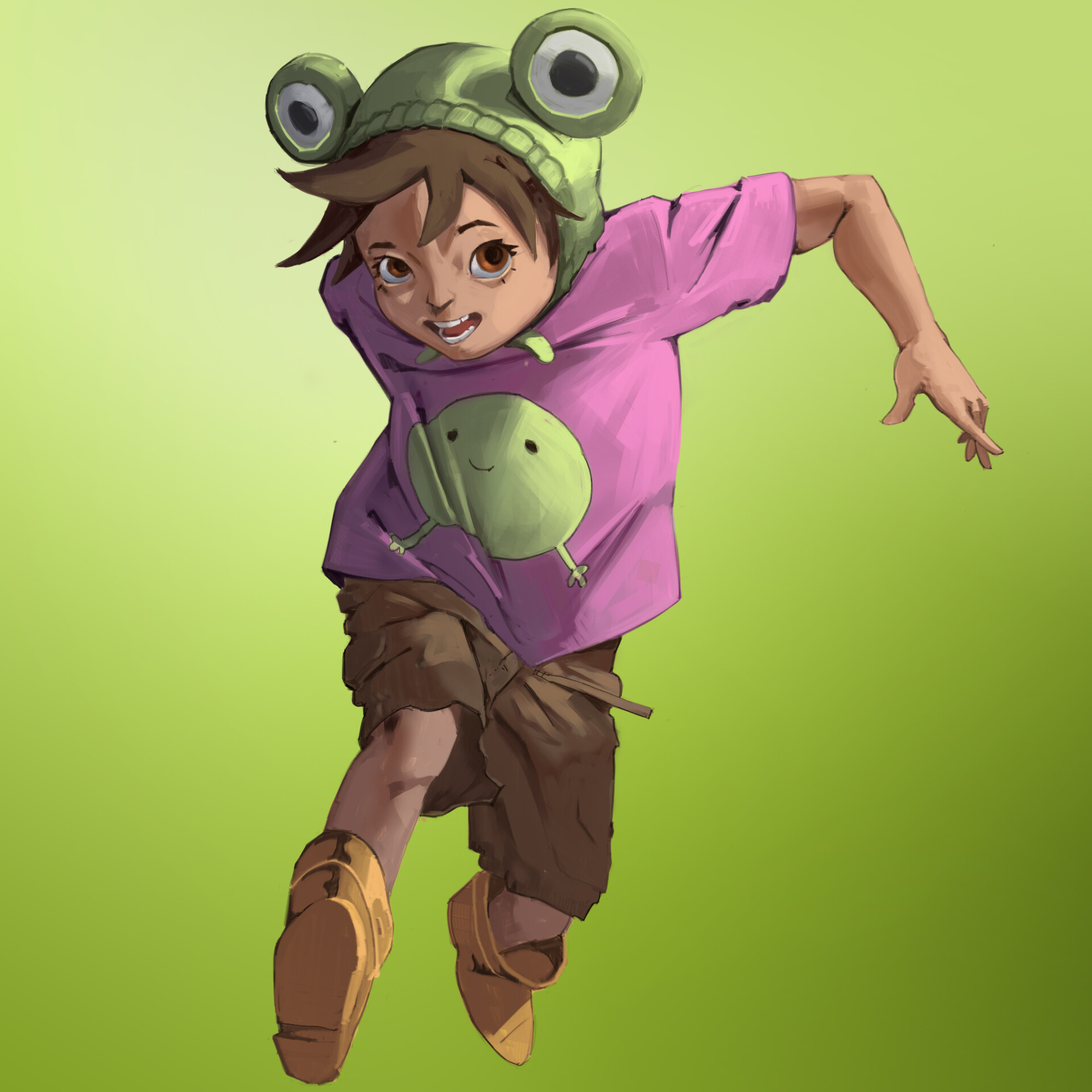 ArtStation - Running Boy