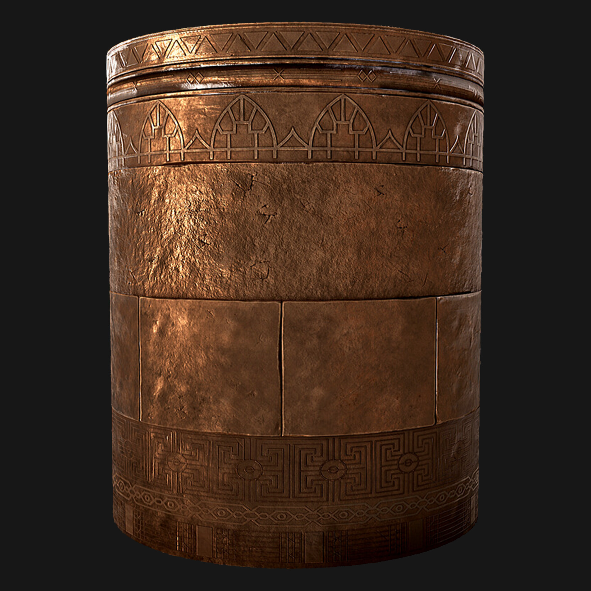 ArtStation - Dwarven Trim Sheet - Skyrim Inspired