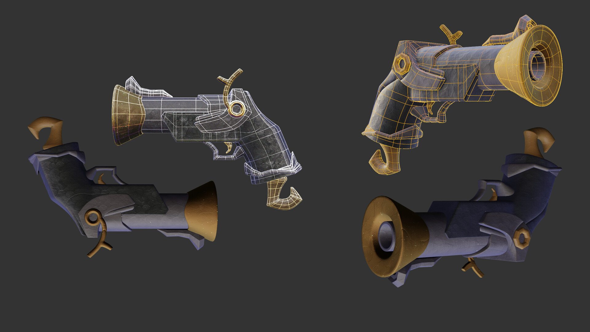 ArtStation - Stylized Gun
