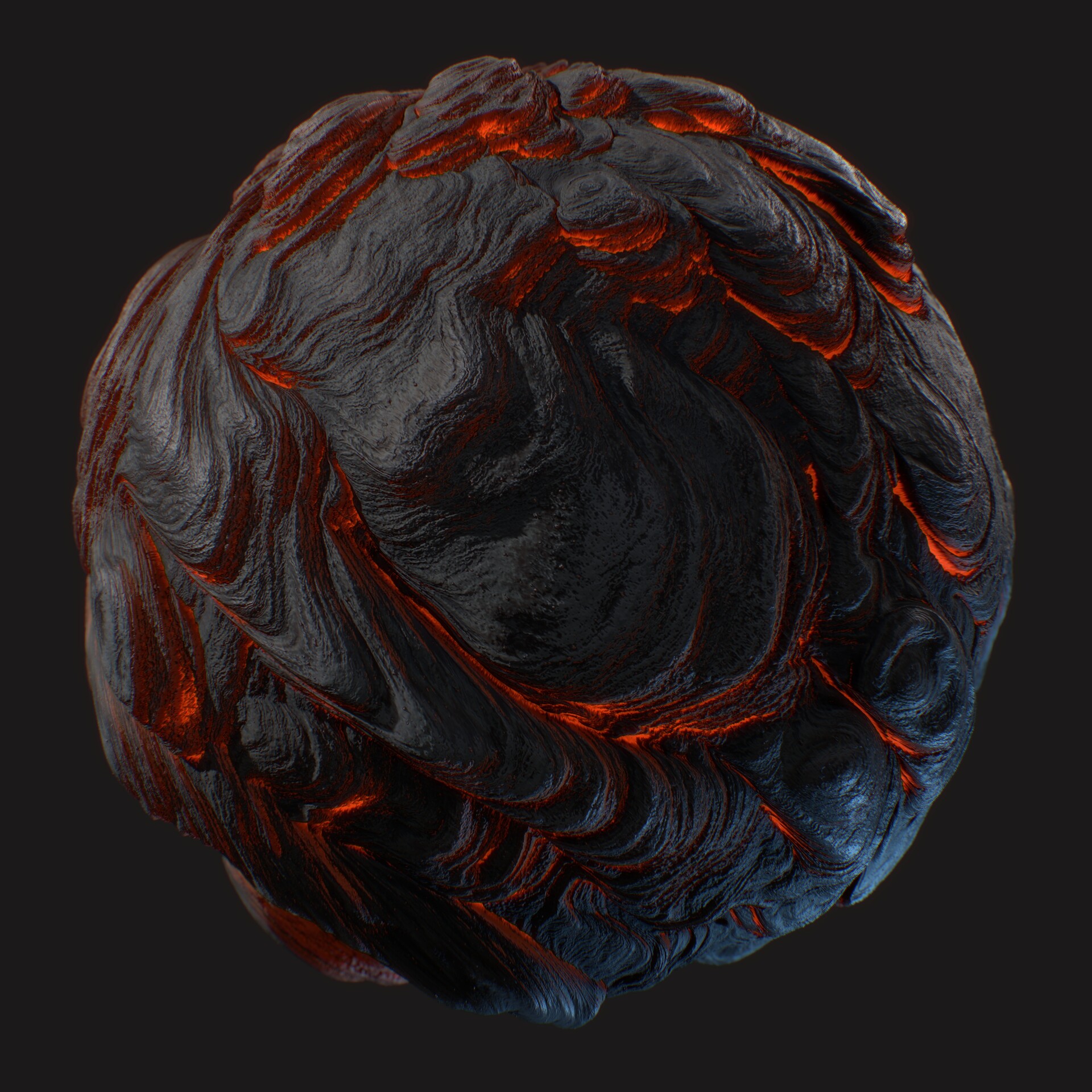 ArtStation - Lava Material Study