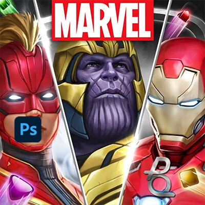 ArtStation - Marvel Puzzle Quest Characters