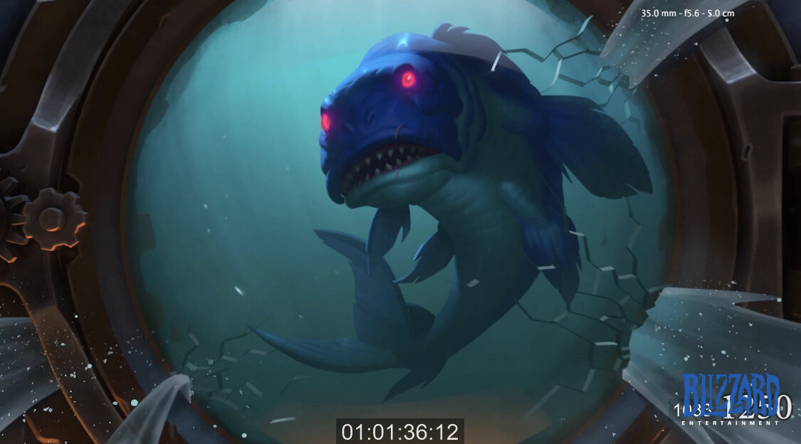 ArtStation - Fish of N'Zoth - "Hearthstone Voyage to the Sunken City ...