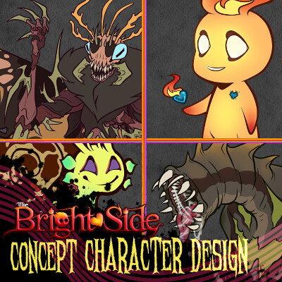 ArtStation - "The Brightside" Character Concept Art