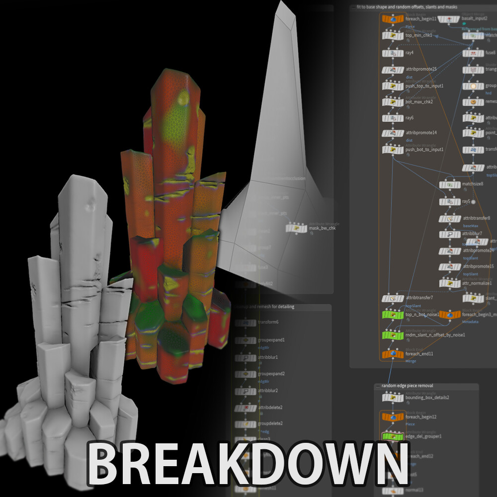 ArtStation - Basalt & Lava Mesh Generators