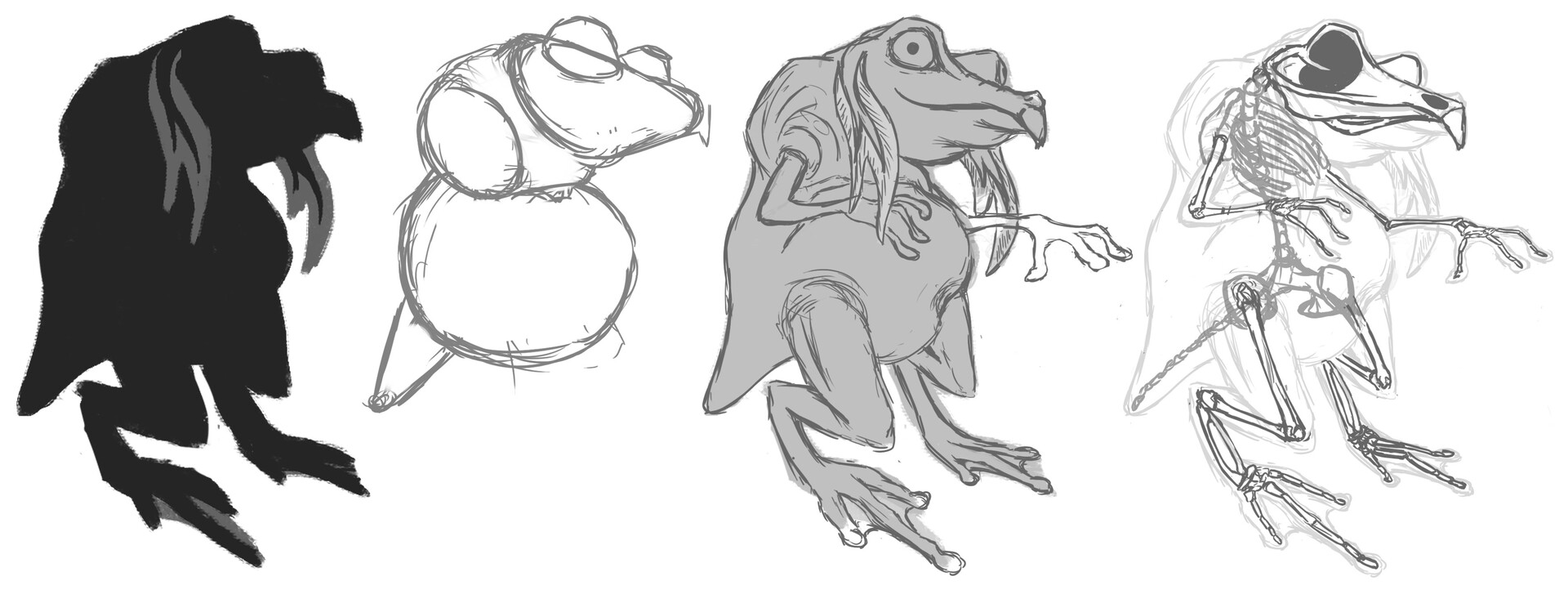 ArtStation - Bipedal Amphibious Alien Creature