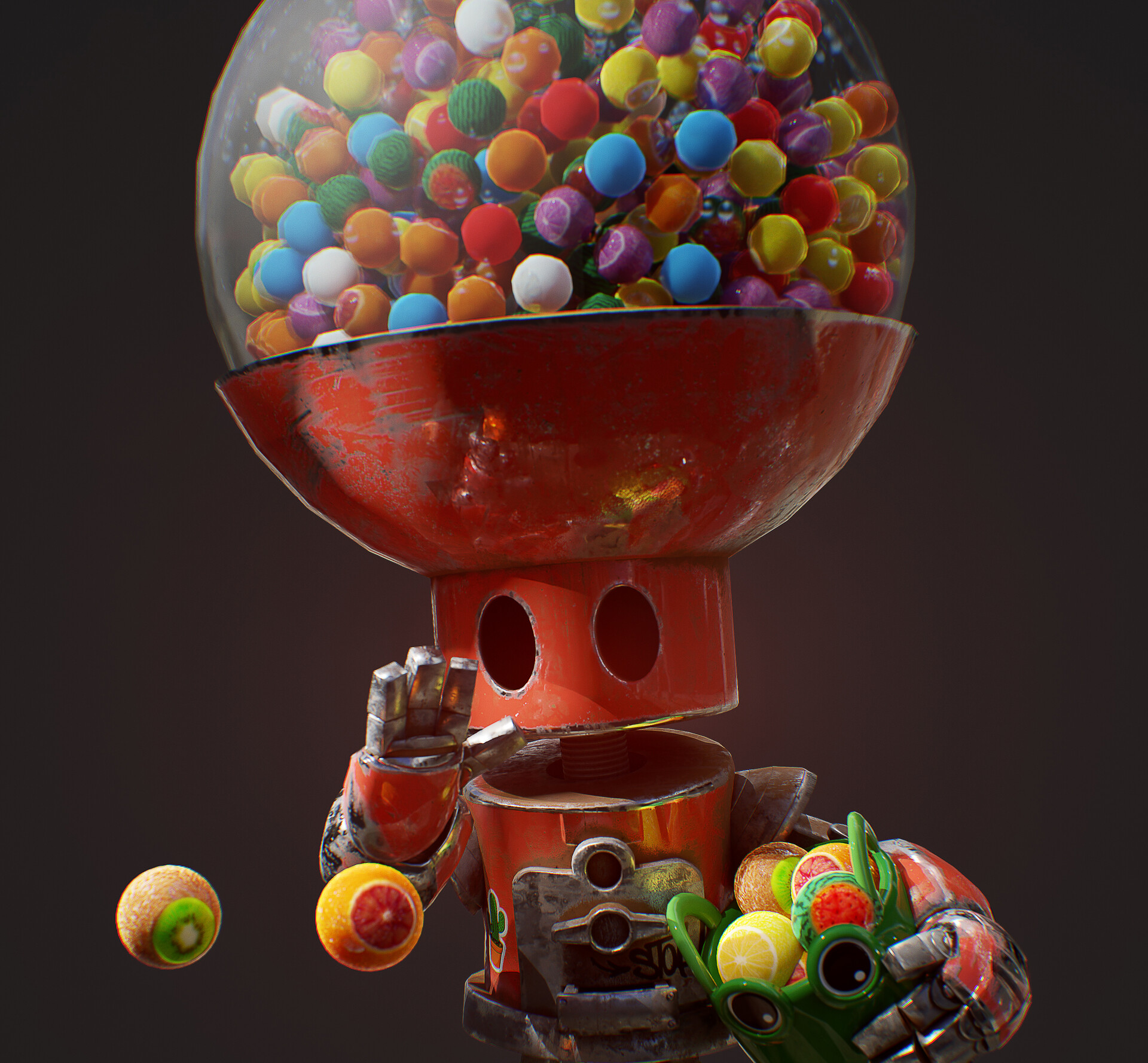 ArtStation - Sweety Toad - The Candy Dispenser ( Animation )