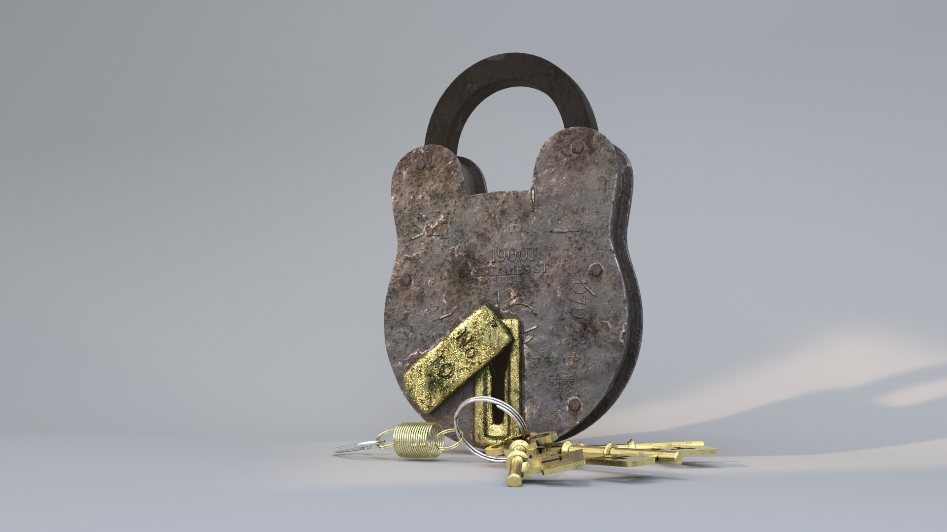 ArtStation - Vintage Door lock