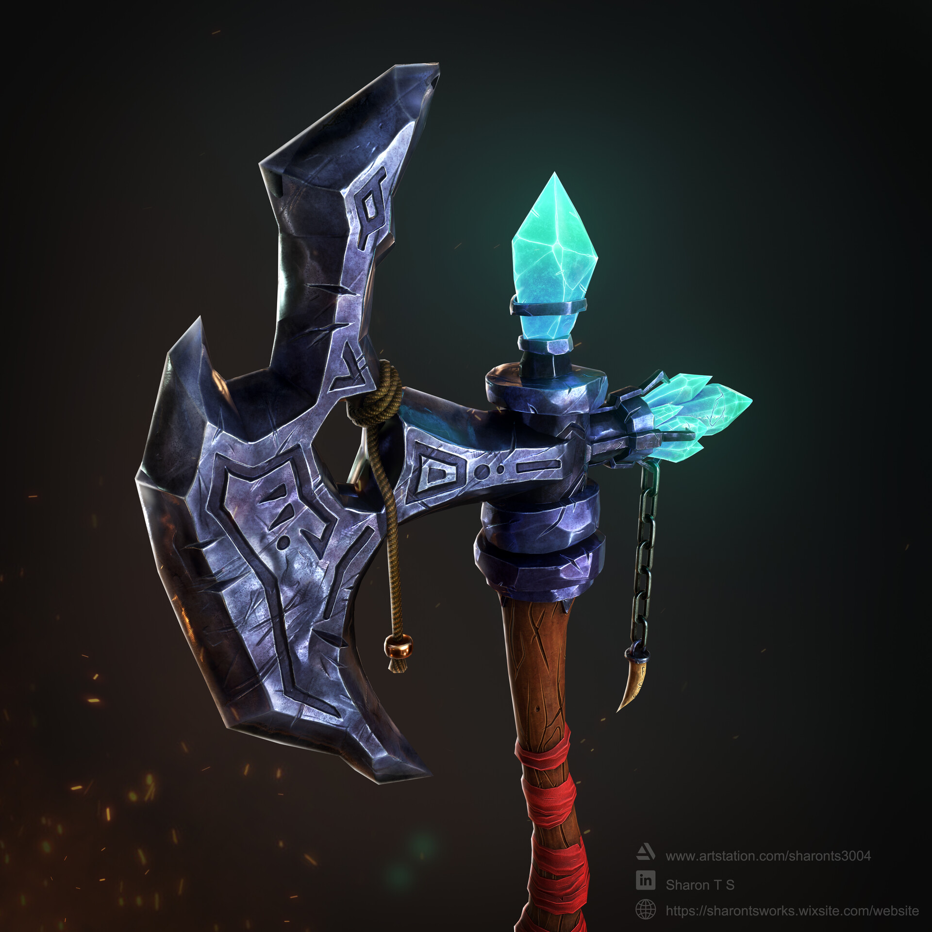 ArtStation - Stylized Weapon