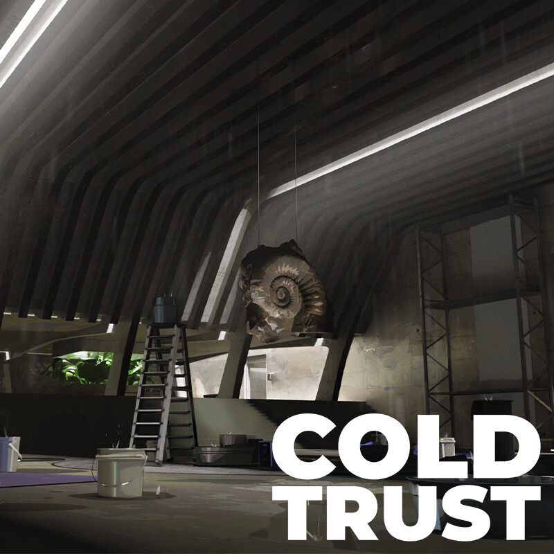ArtStation - COLD TRUST - Maddora facility hall