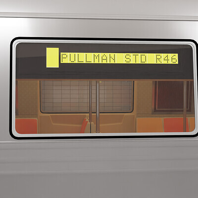 ArtStation - New York Subway Train "R46"