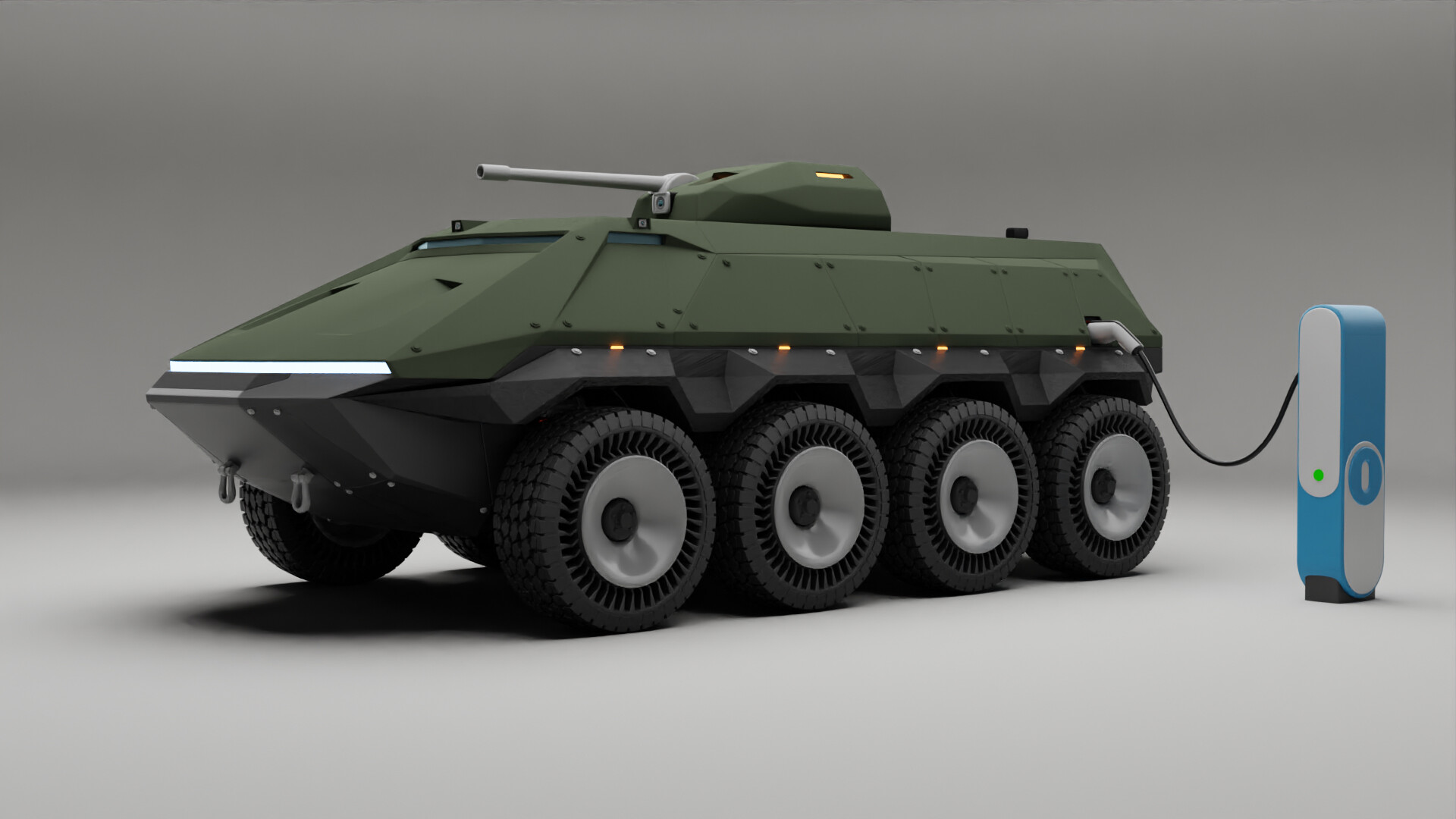 ArtStation - Military Tactical Electric Vehicle - PINDAD Borneo ...
