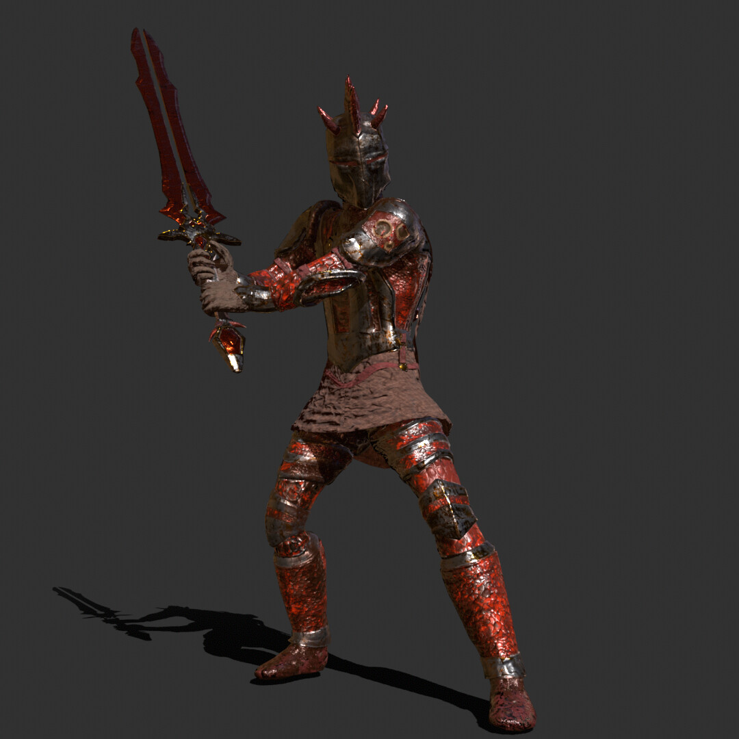 ArtStation - Hellion Armor (For the Game: Talons Blade) - Rendered in Marmoset Toolbag 4