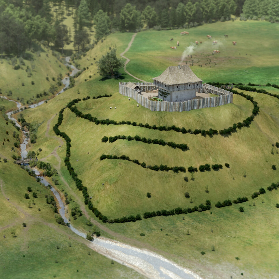 ArtStation - Reconstruction Hoheneck castle