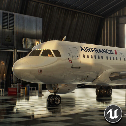 ArtStation - Game Ads: Airplane flies away