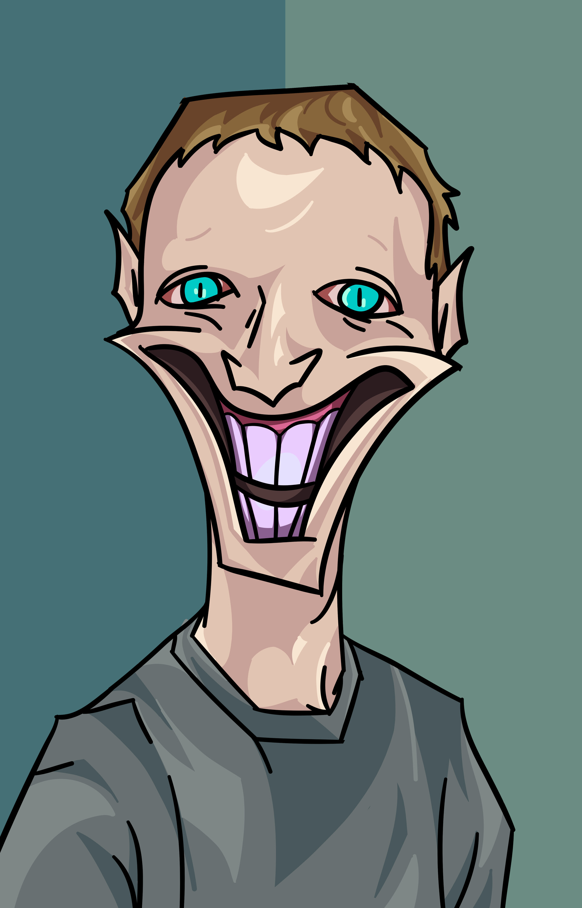 ArtStation - Cartoon portrait of Mark Zuckerberg