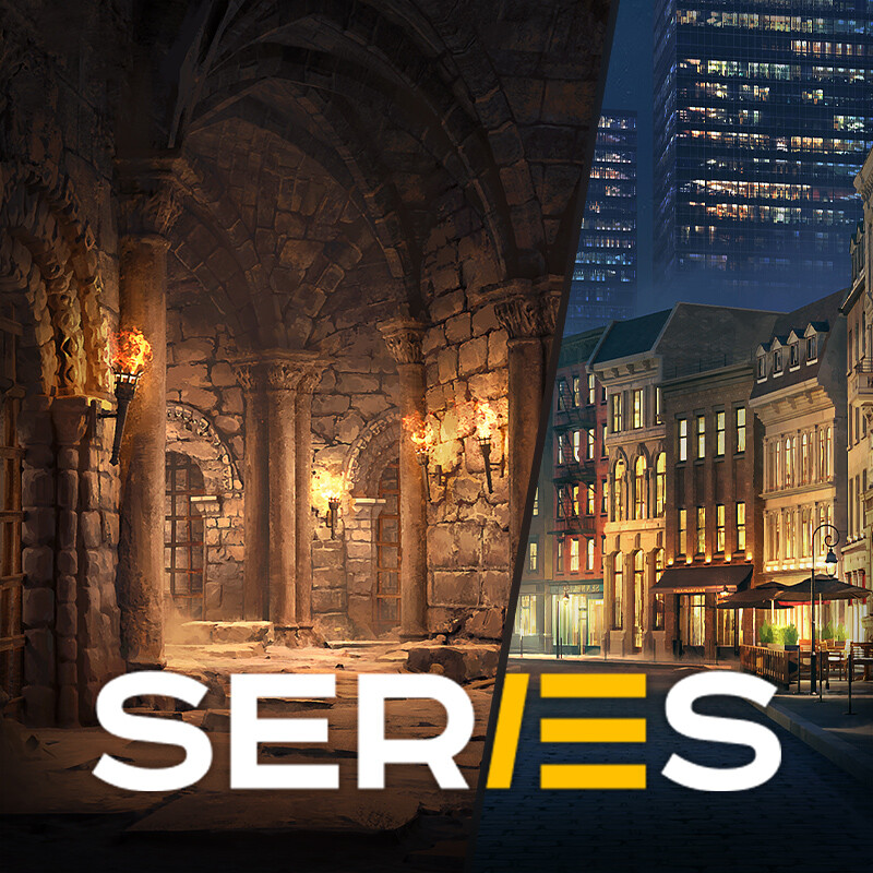 ArtStation - Backgrounds for the interactive novel "Wandering in Dreams"