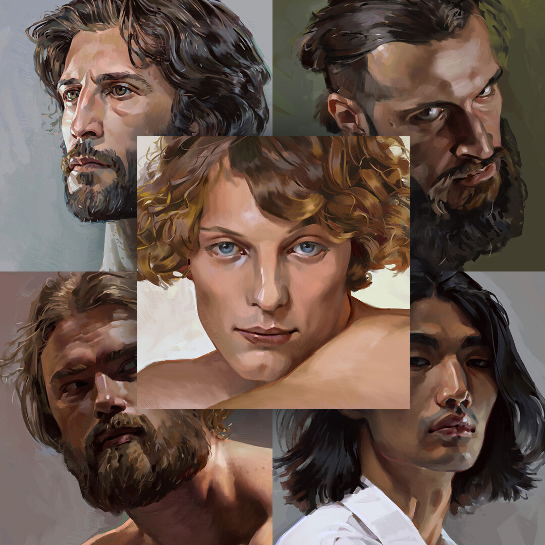 ArtStation - Male portraits