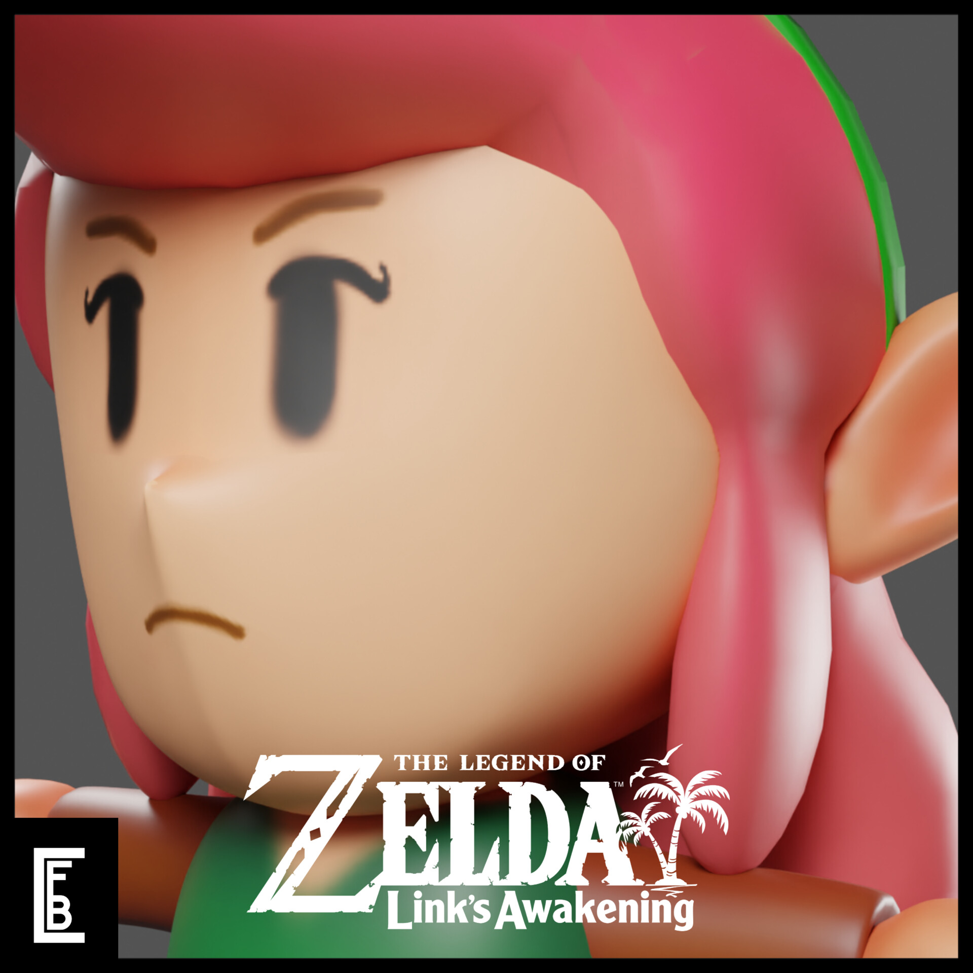 ArtStation - Female Link (Fanmade) | The Legend of Zelda: Link's Awakening