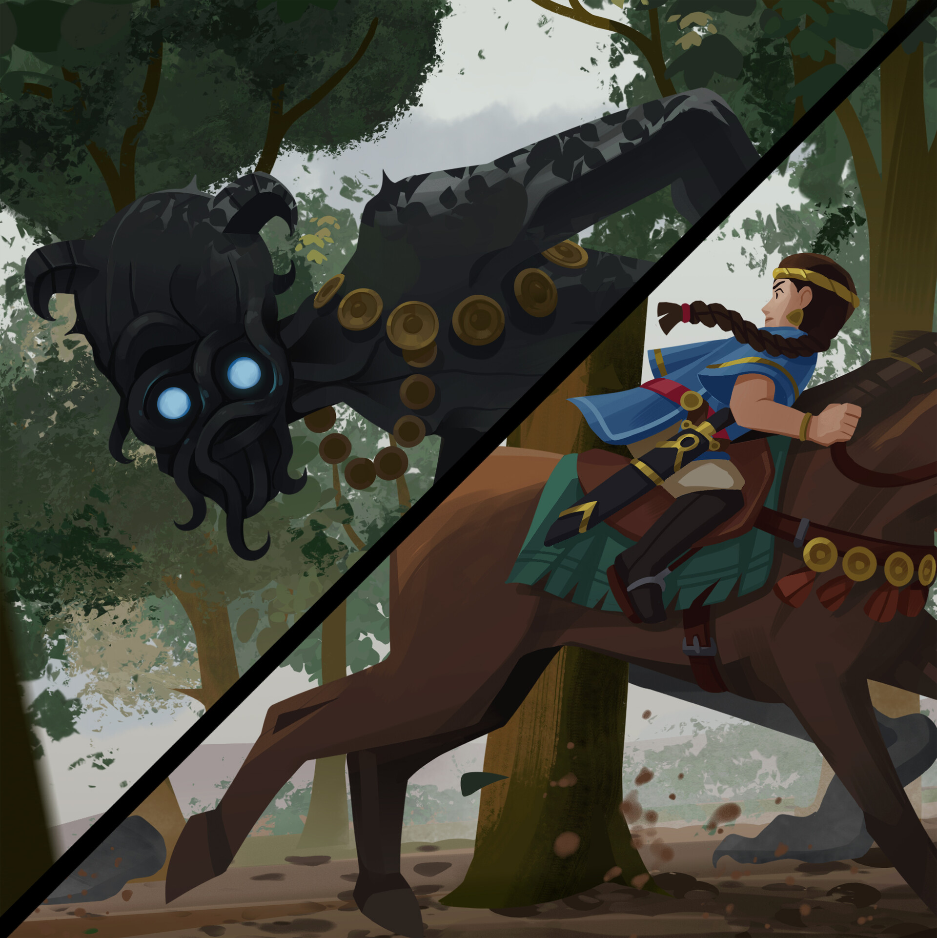 ArtStation - Festival_A Forest Chase