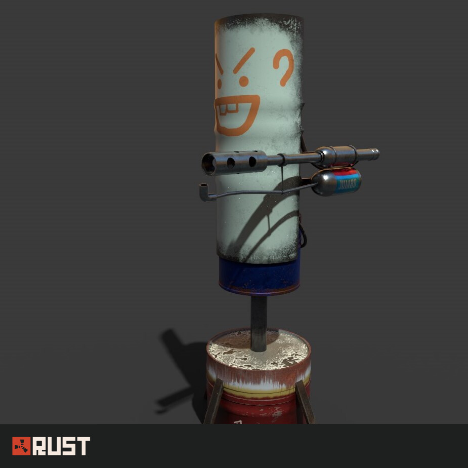 vixenV2 - RUST - Fire Trap - Fan Art
