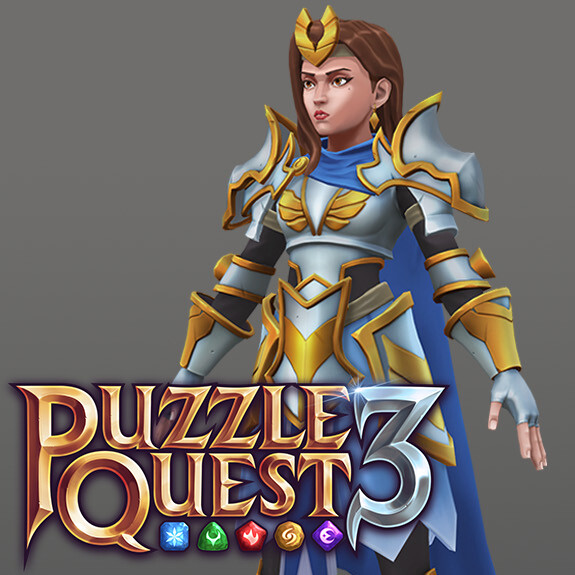 ArtStation - Guard Captain - Puzzle Quest 3