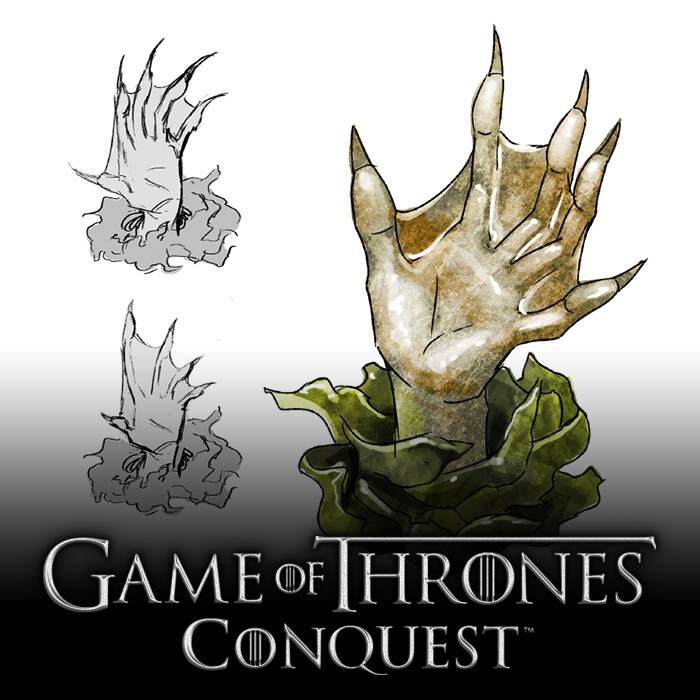 ArtStation - GoT:C - Deep Ones Monster Pawn Concept