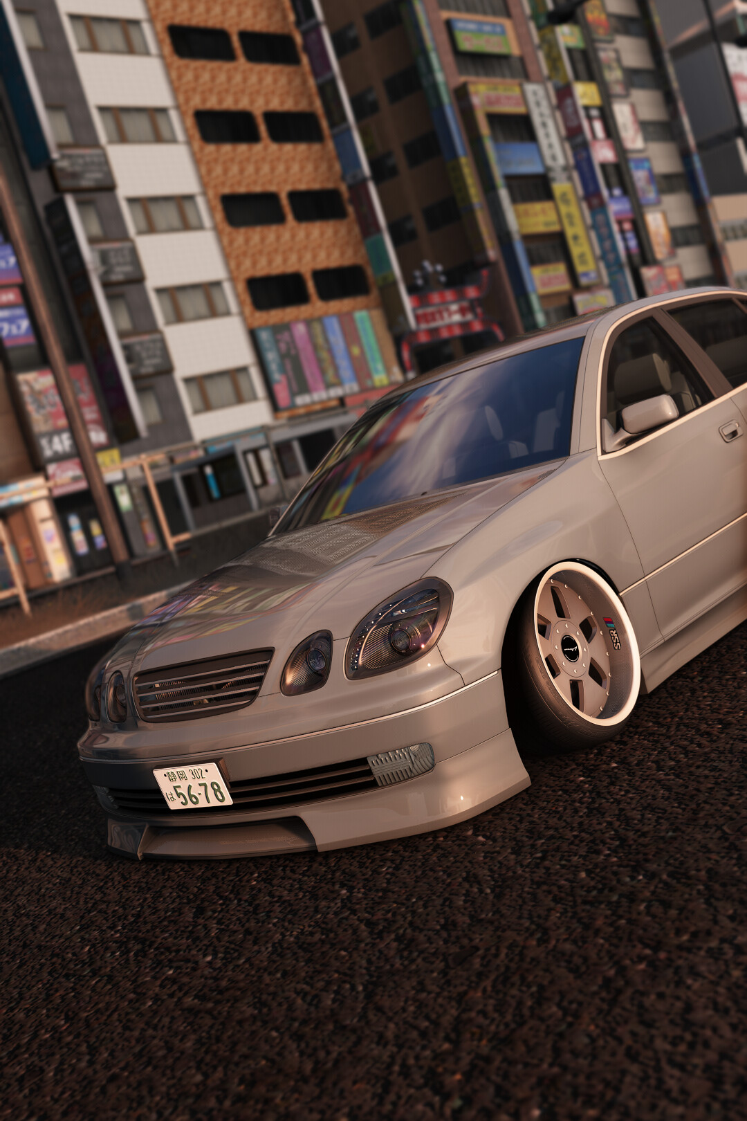 ArtStation - Toyota Aristo in Wald bodykit set5