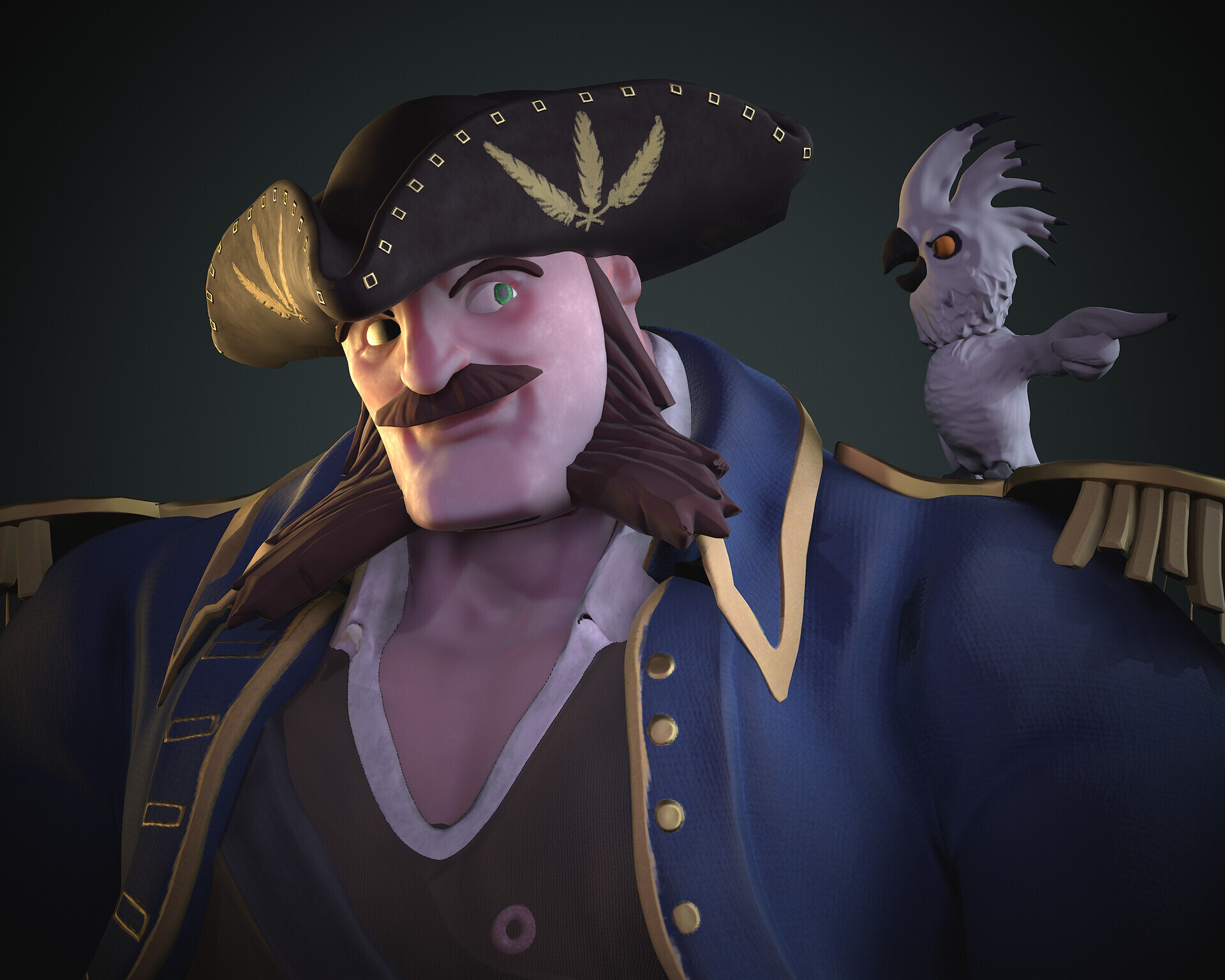 ArtStation - CAPTAIN 3 FEATHERS