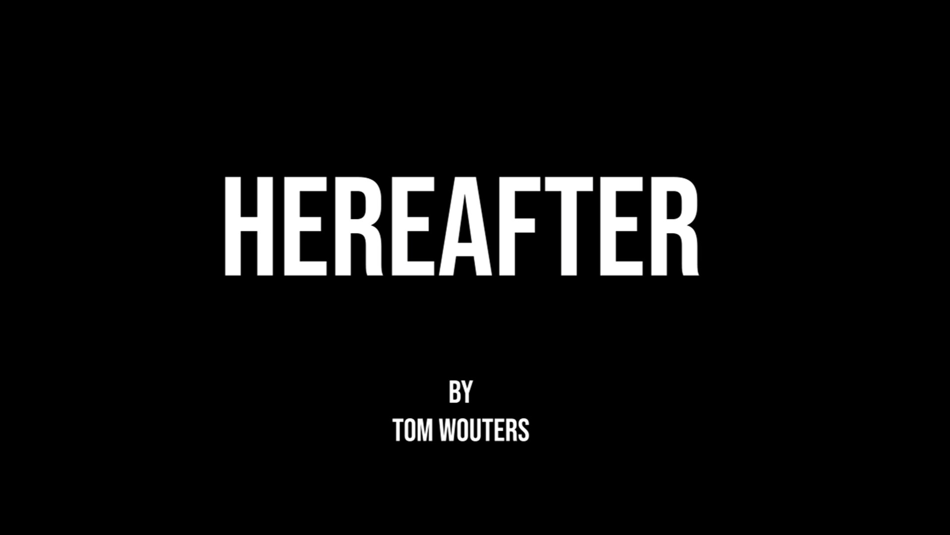 ArtStation - Hereafter - 3D animation