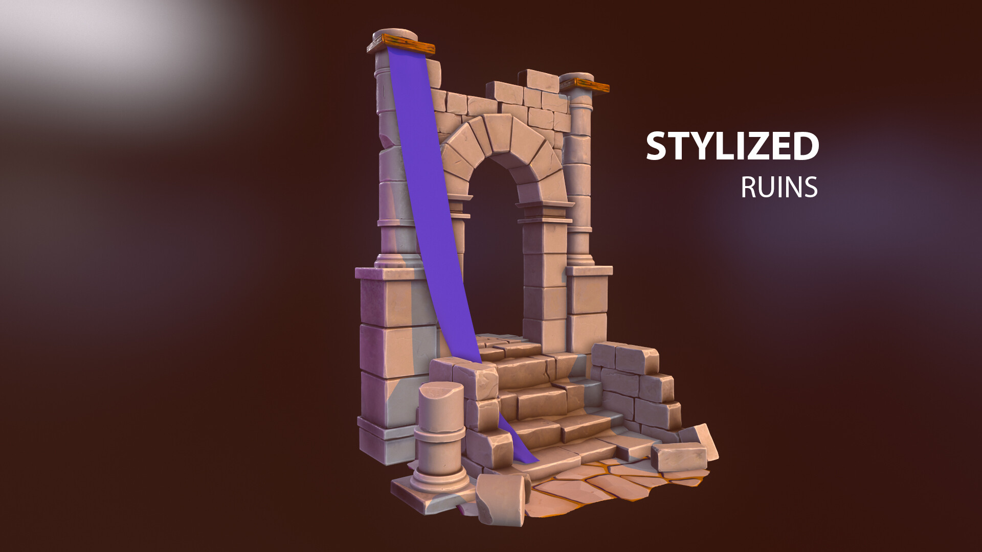 ArtStation - STYLIZED RUINS