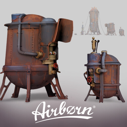 ArtStation - Airborn Showcase - Prop Concepts