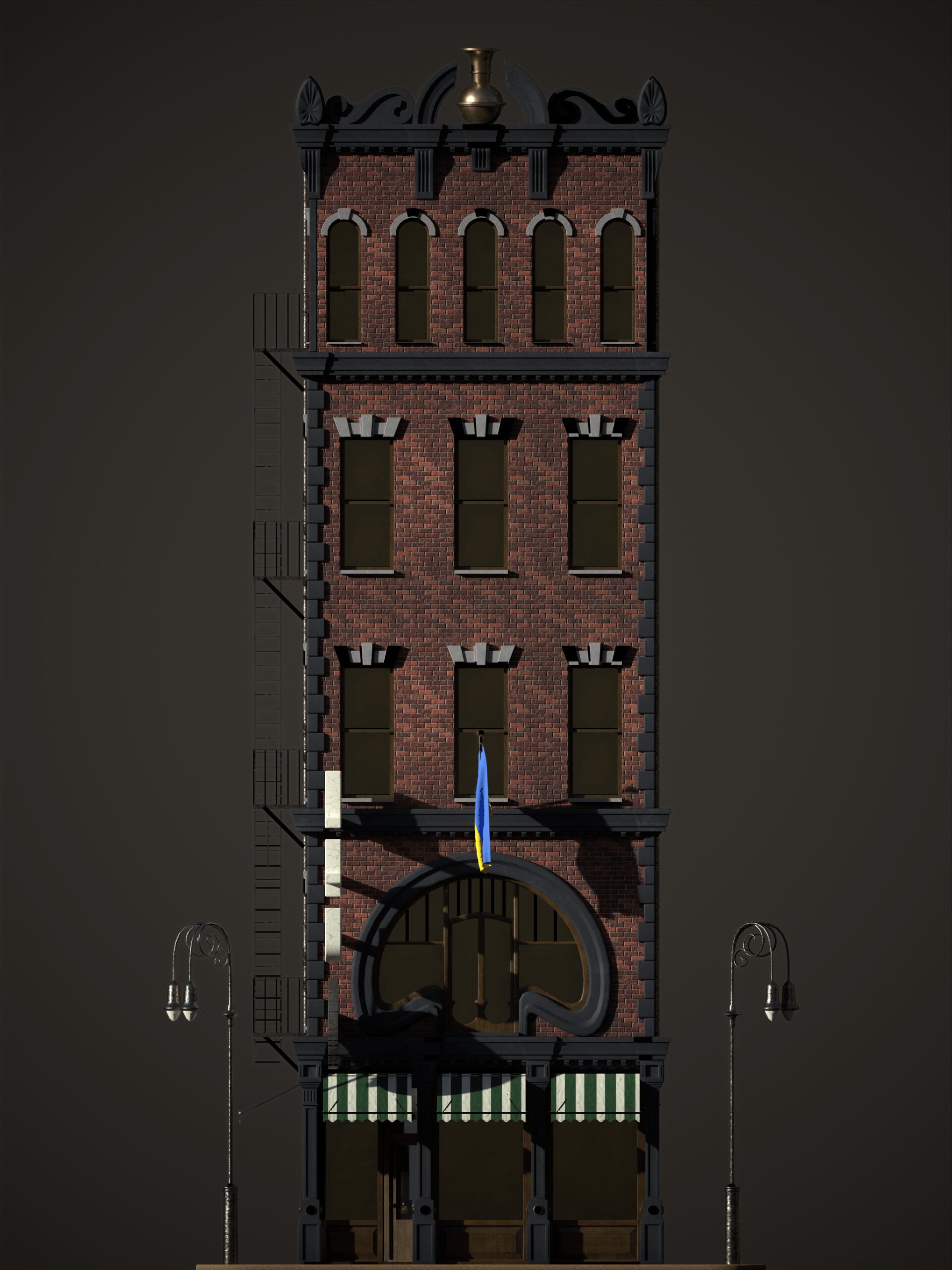 ArtStation - New York Building