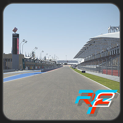 ArtStation - rFactor 2 - Bahrain International Circuit