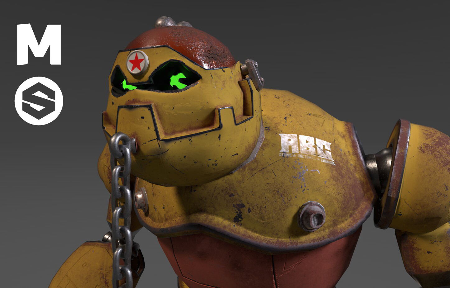 Laurédane Collin - 'Mongrol' ABC Warriors 3D Model