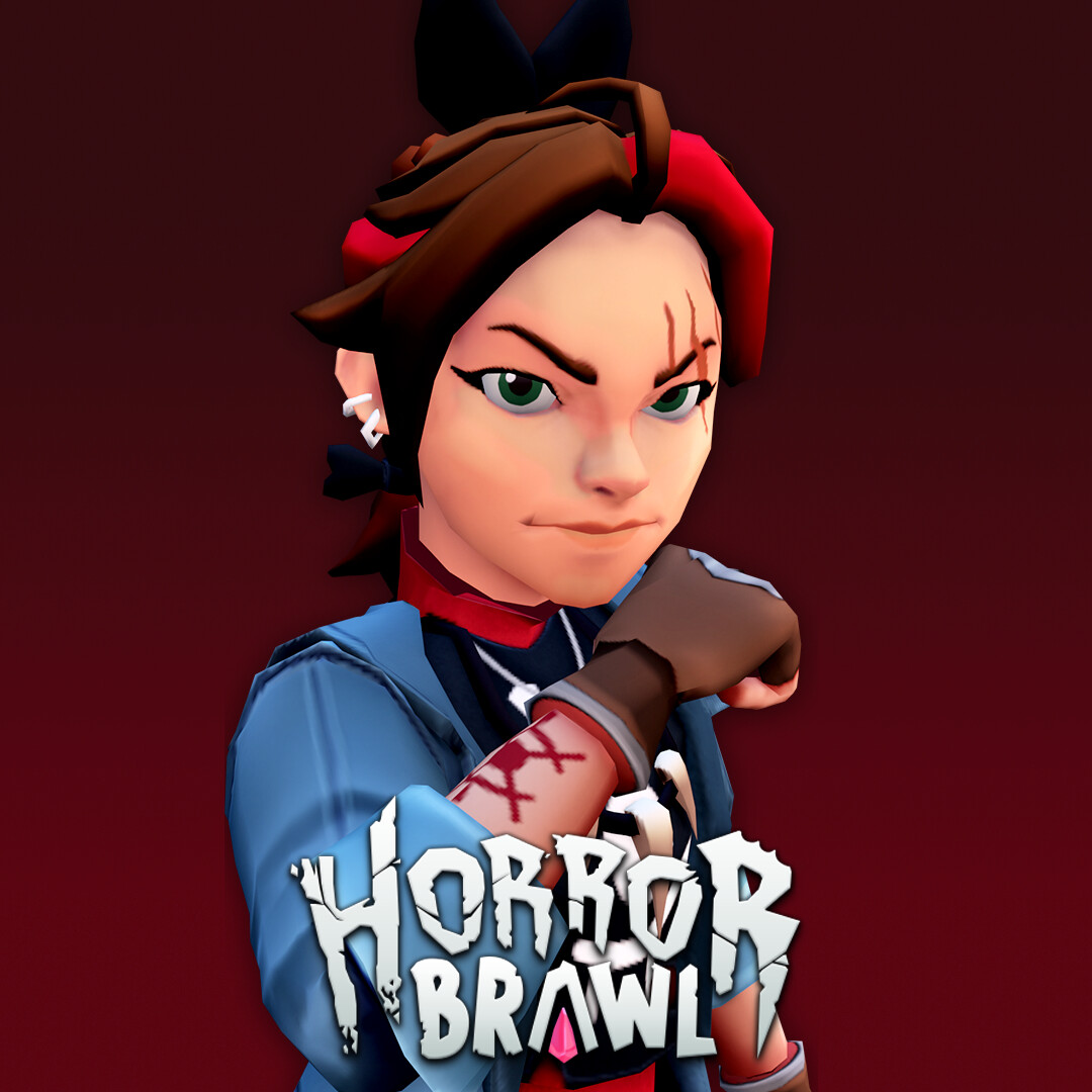 ArtStation - Horror Brawl - Rebecca Demon Huntress