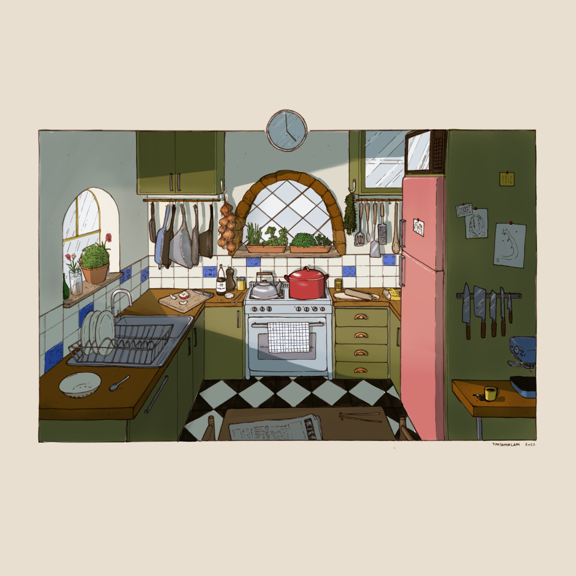 ArtStation - Chihiro's Imaginary Kitchen