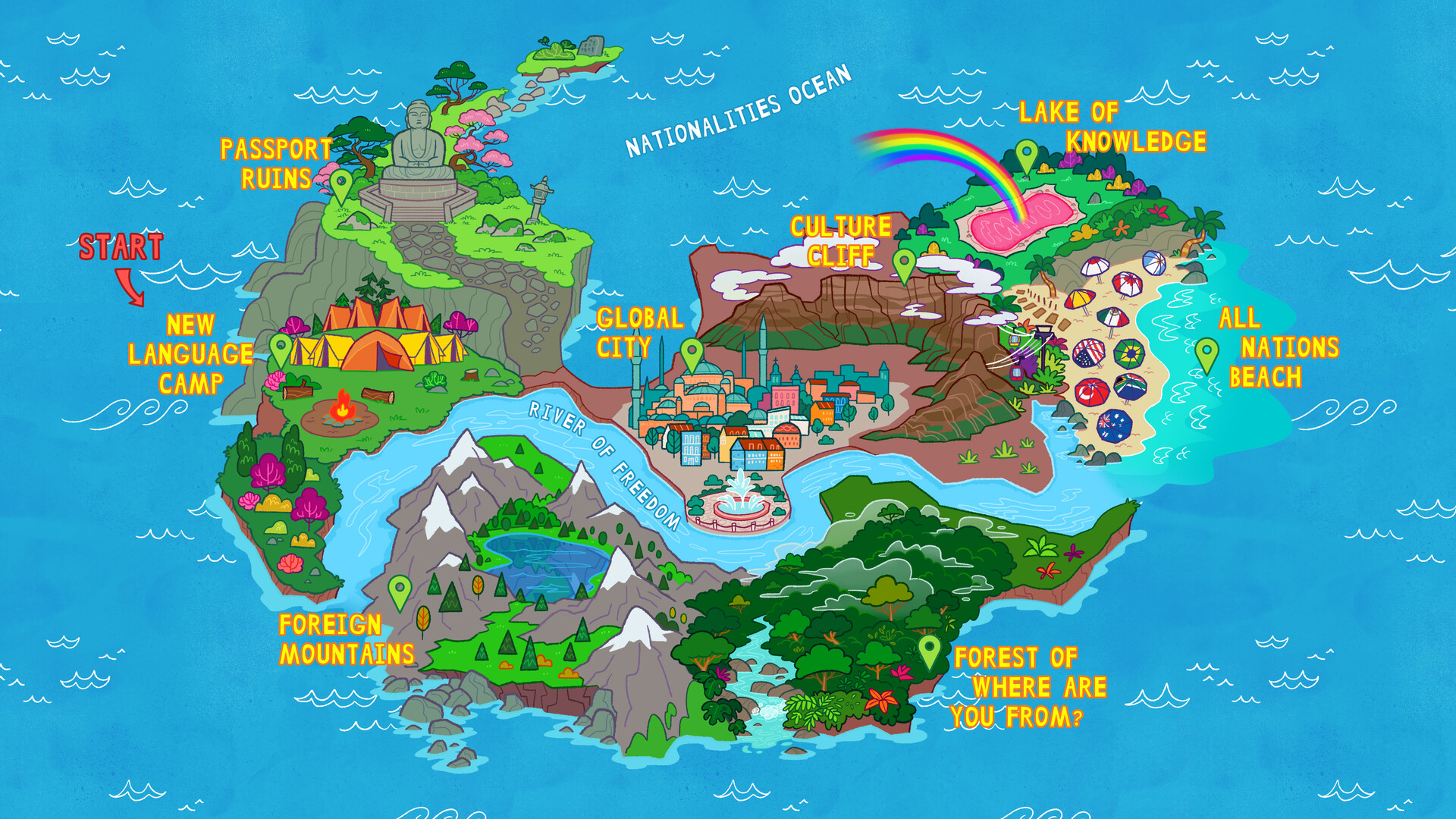 ArtStation - Adventure Land Maps