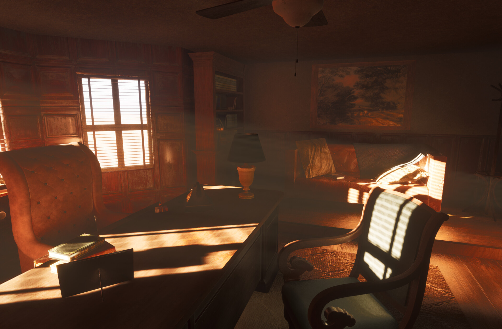 ArtStation - Vintage Mobster Office
