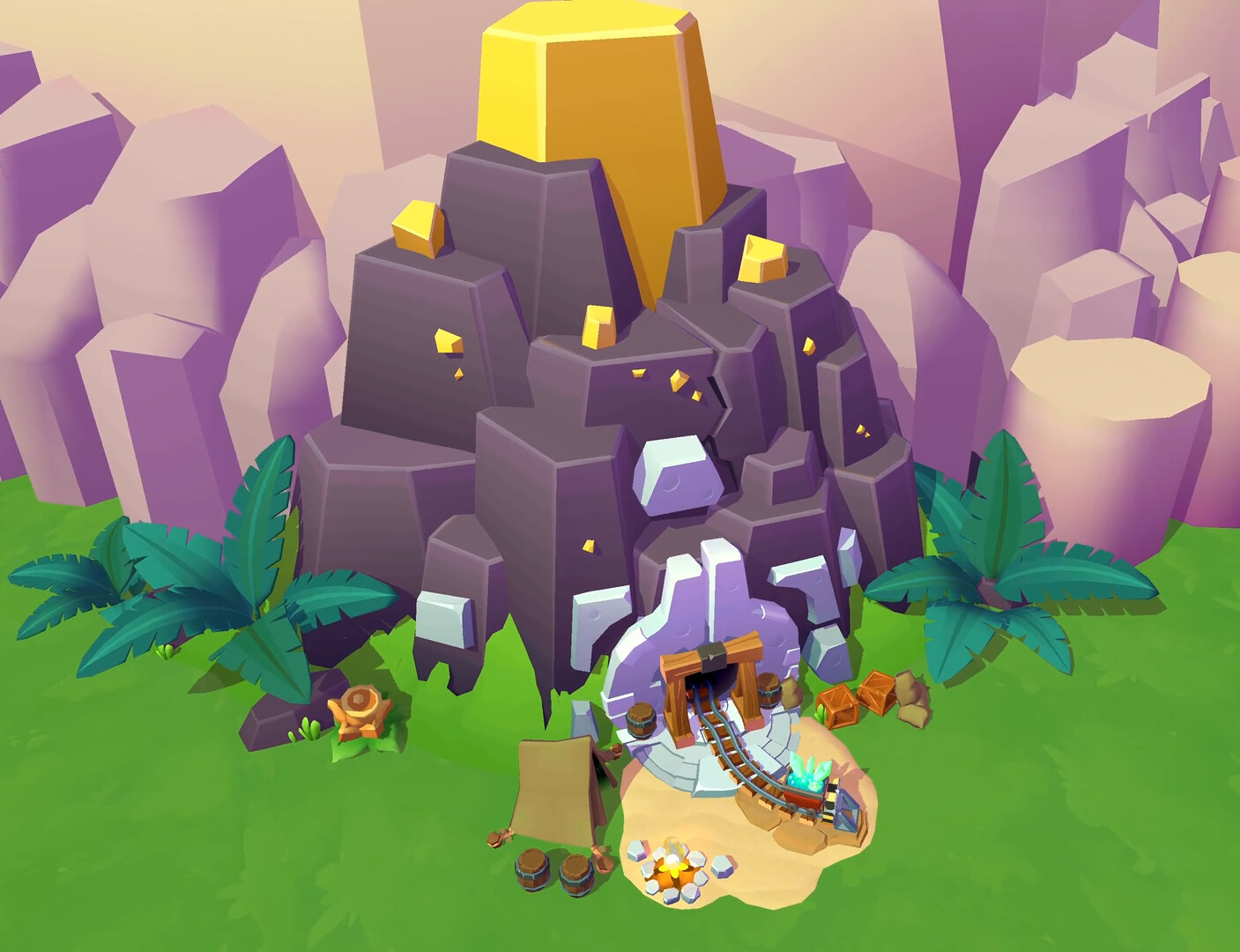 ArtStation - Neopets Island Builders: A Few Buildings I Made