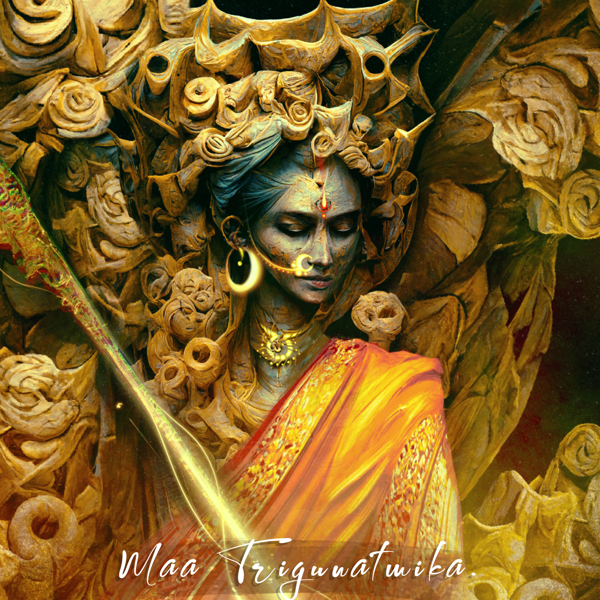ArtStation - Maa Trigunatmika.