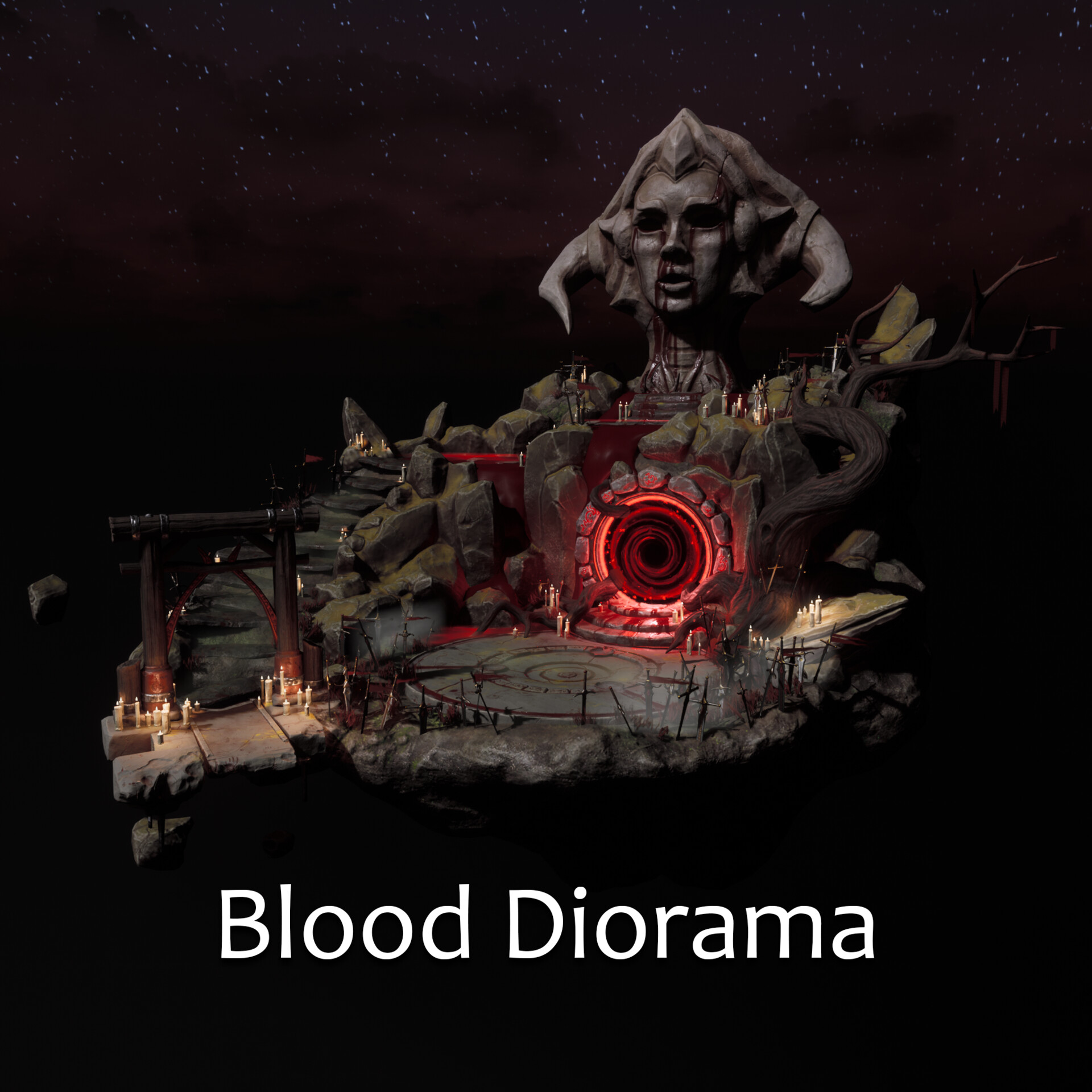 ArtStation - Blood Diorama